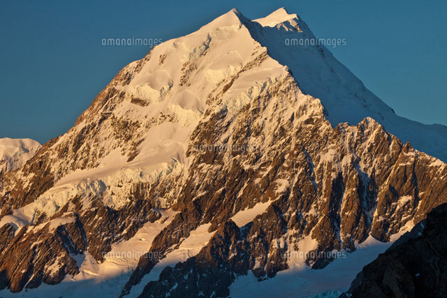Mount Cook at sunset，from Mount Wakefield，Mount Cook Natio[01543029641 ...