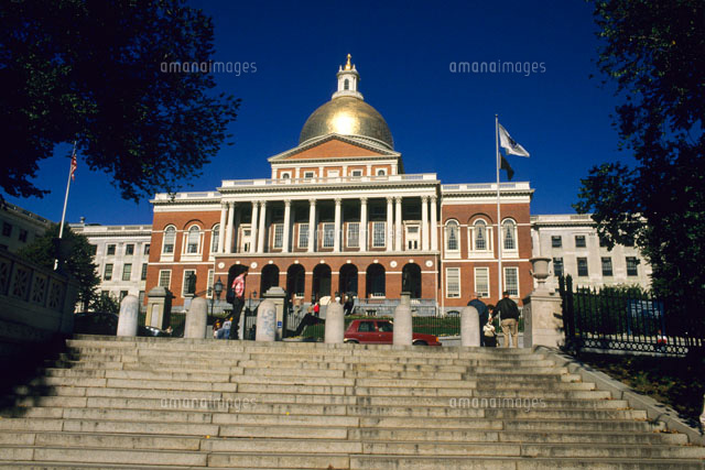 Massachusetts State Capitol Building[01808022057]の写真素材・イラスト素材｜アマナイメージズ