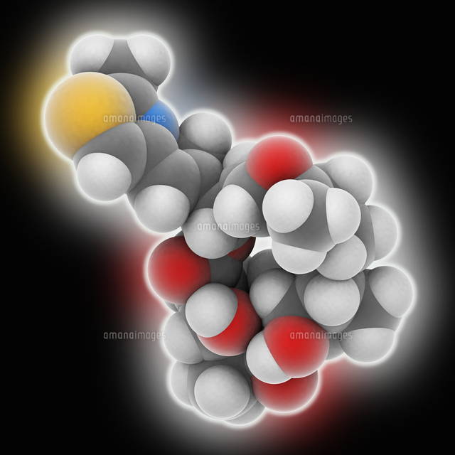 Epothilone B drug molecule[01809038408]の写真素材・イラスト素材｜アマナイメージズ