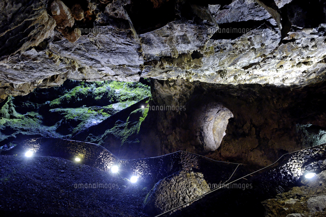 Algar do Carvao Caves, Terceira Island, Azores, Portugal, Europe ...