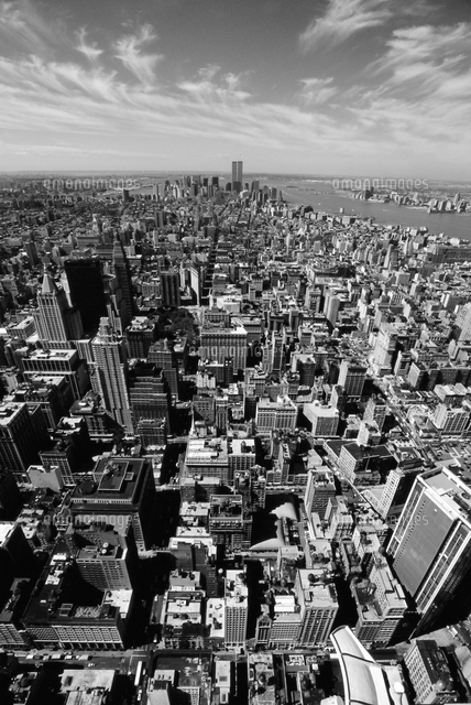 Manhattan, before 9/11, New York, USA[20062043083]の写真素材・イラスト素材｜アマナイメージズ