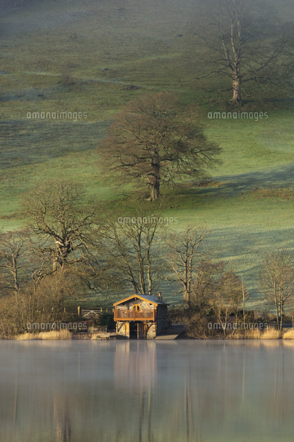The Boathouse, Ullswater, Lake District National Park, Cumbria, England ...