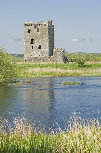 The 14th century Threave Castle, built by Archibald the Grimm, later ...