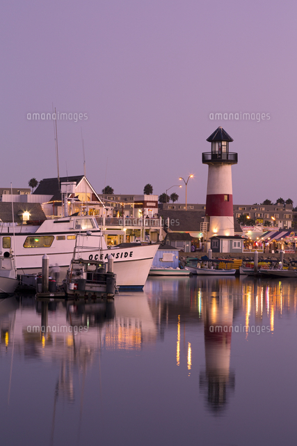 Oceanside Harbor Village Lighthouse, City of Oceanside, California ...