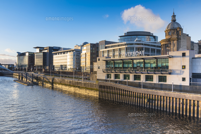 Riverboat casino and International Financial Services District, (IFSD), Broomielaw, River Clyde ...