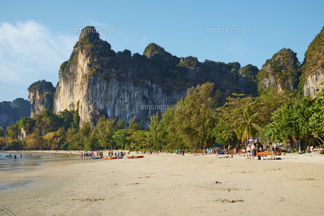 Ao Phra Nang Bay, Railay Beach, Tonsay Beach, Krabi Province, Thailand ...