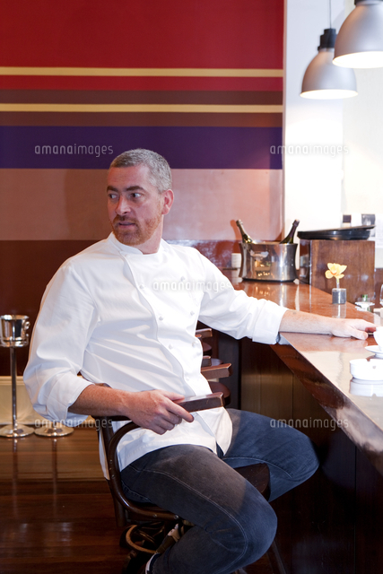 South America, Brazil, Sao Paulo, Brazilian chef Alex Attala in the ...