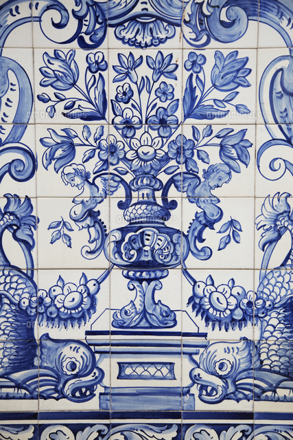 Details of tiles inside Leal Senado (Loyal Senate), Macau, China ...