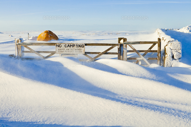 United Kingdom, England, North Yorkshire, Kirkbymoorside. Winter ...