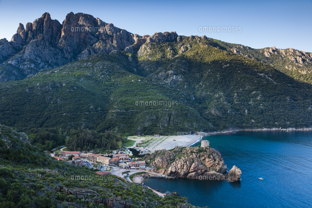 France, Corsica, Corse-du-Sud Department, Calanche Region, Porto ...
