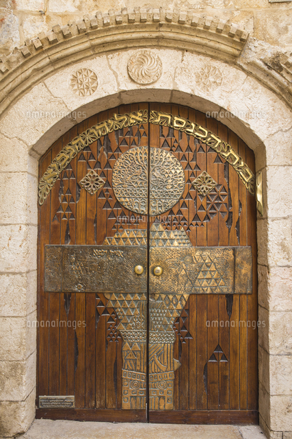 Israel, Jerusalem, Jewish Quarter, Synagogue door[20088044073]の写真素材 ...
