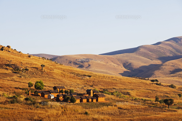 Africa, central Madagascar, Ambalavao, Tsaranoro Valley, Betsileo ...
