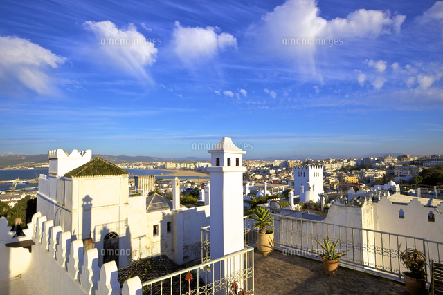 View over Kasbah to Tangier, Tangier, Morocco, North Africa[20088056507 ...