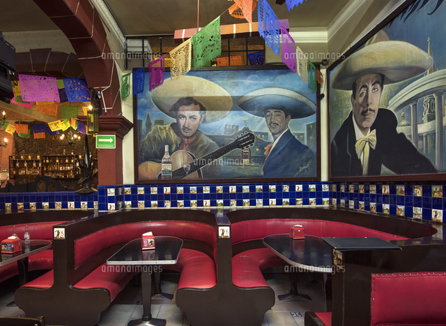 Mexico, Mexico City, Salon Tenampa, Cantina, Wall Murals, Birthplace of ...