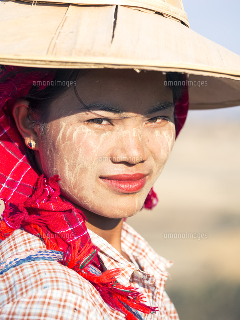 Myanmar, Shan state, Kalaw. Portrait of young burmese woman smiling (MR ...