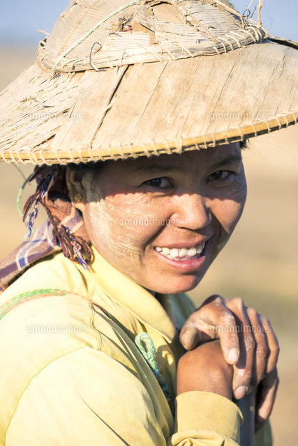 Myanmar, Shan state, Kalaw. Portrait of young burmese woman smiling (MR ...