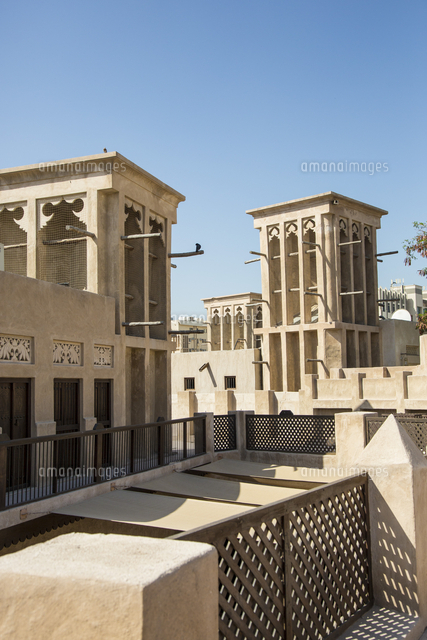 Bastakia Quarter, Bur Dubai, Dubai Creek, Dubai, United Arab Emirates ...