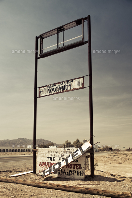 USA, California, Death Valley National Park, Death Valley Junction, old ...