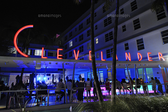 Clevelander Hotel, Miami, South Beach, Florida, USA[20088088792]の写真素材 ...