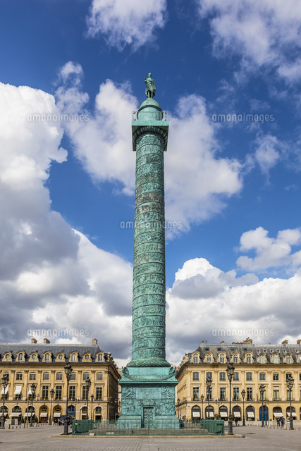 Vendome Column, Place Vendome, Paris, France[20088106379]の写真素材・イラスト素材 ...