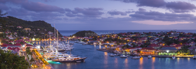French West Indies, St-Barthelemy, Gustavia, Gustavia Harbor from Fort ...