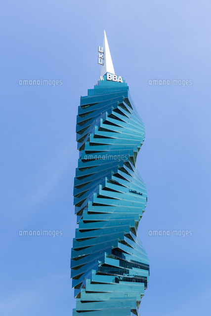 F&F Tower, Spiral office buiding in Panama City, Panama, Central ...