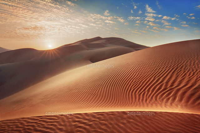 Dune landscape in Rub al-Khali - Oman, Dhofar, Ramlat Al Hashman - Rub ...