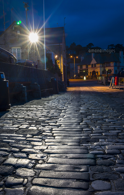 The Cobb Arms and the quay in Lyme Regis.[20089002993]の写真素材・イラスト素材｜アマナイメージズ