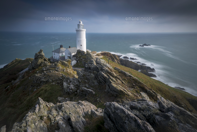 Start Point Lighthouse in Devon.[20089003740]の写真素材・イラスト素材｜アマナイメージズ