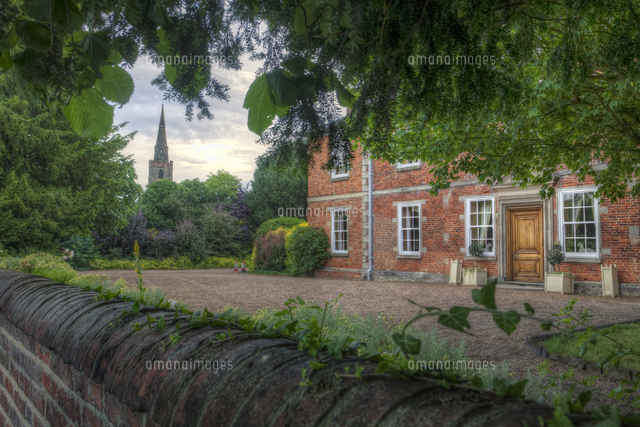 A view of the front facade of Sutton Bonington Hall a Queen Anne ...