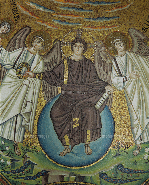 Christ and Two Angels[22040062082]の写真素材・イラスト素材｜アマナイメージズ