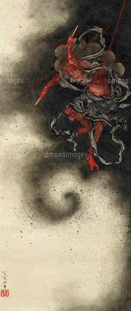 Thunder God, Edo Period, 1847[22040083186]の写真素材・イラスト素材｜アマナイメージズ