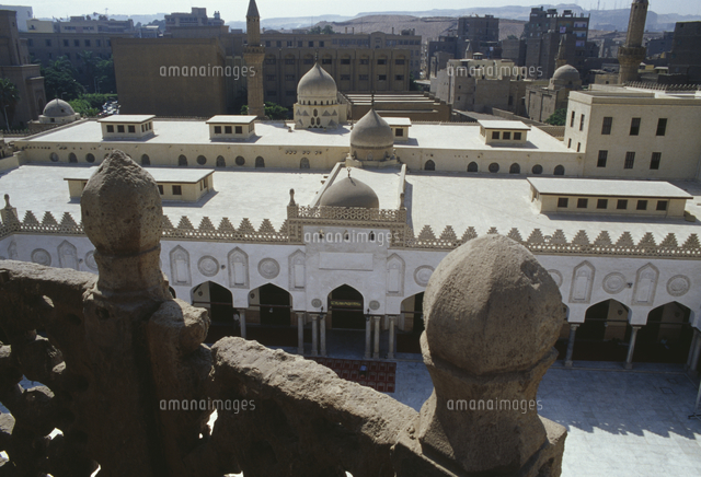 Courtyard of the mosque of Al-Azhar[22040085523]の写真素材・イラスト素材｜アマナイメージズ
