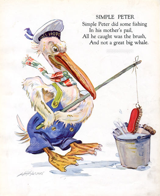 Simple Peter, from 'Nursery Rhymes', designed and illustrate ...
