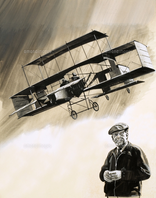 John Moore-Brabazon, the first Englishman to fly in England[22040118877 ...