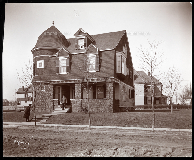 Exterior view of the residence of Edgar Smith, author, in El ...