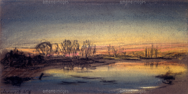 Sunset, May 1884[22040148141]の写真素材・イラスト素材｜アマナイメージズ