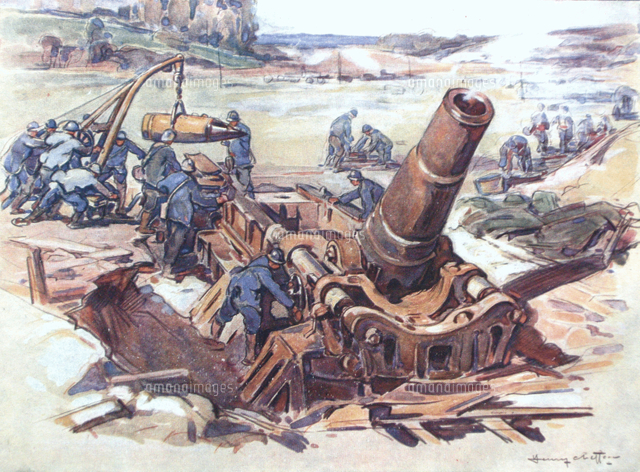 A 370 Mortar, 1918[22040149751]の写真素材・イラスト素材｜アマナイメージズ