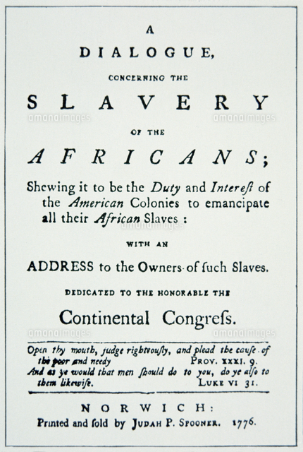Title page of a pamphlet calling for the emancipation of Afr ...