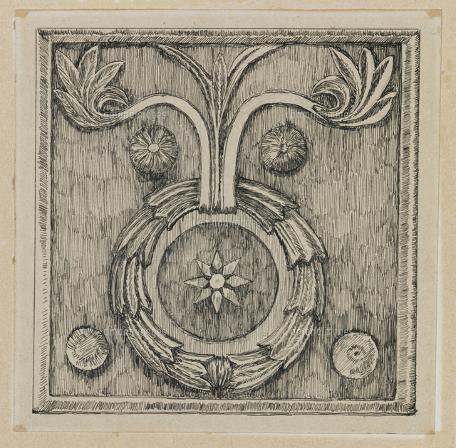 Wreath in Bas-relief in the Mosque of El-Aksa, illustration[22040197468 ...