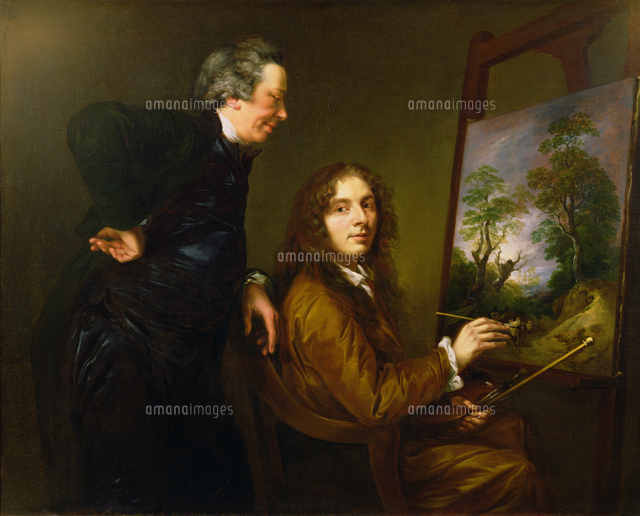 Self Portrait with his Preceptor Charles Spackman[22040205771]の写真素材 ...