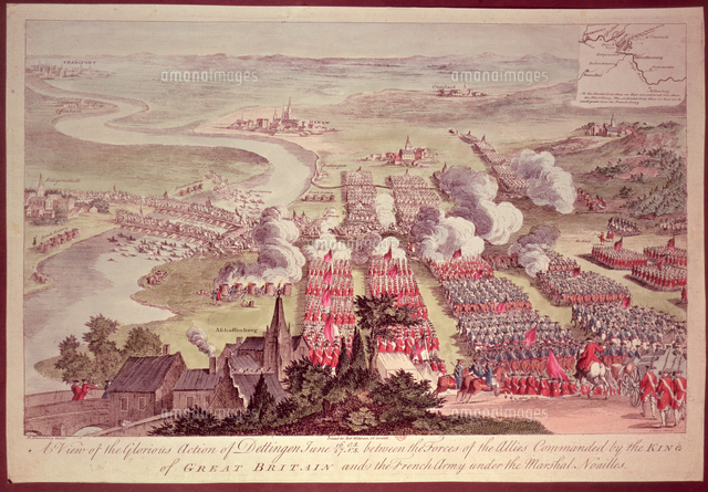 A View of the Glorious Action of Dettingen, June 16-27 1743 ...