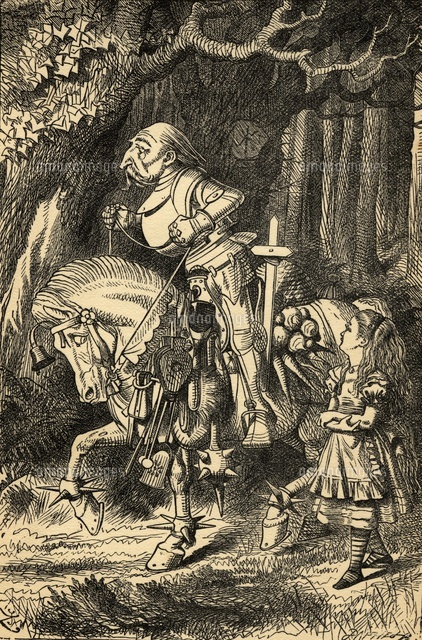 Alice and the White Knight, illustration from ’Alice in Won[22040242056 ...