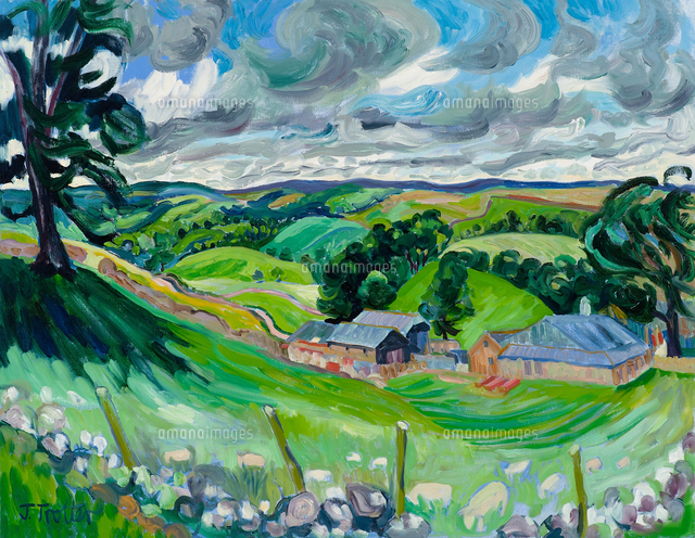 Middleham, North Yorkshire (oil on canvas)[22040246745]の写真素材・イラスト素材｜アマナ ...