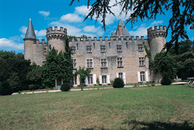 Lawn in front of a castle[22907005399]の写真素材・イラスト素材｜アマナイメージズ