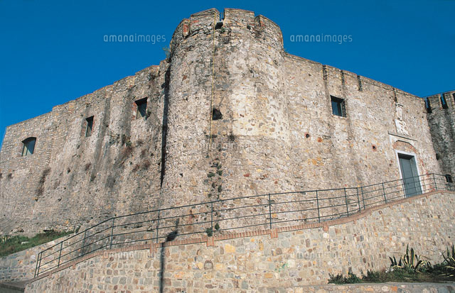 Low angle view of a castle[22907006106]の写真素材・イラスト素材｜アマナイメージズ