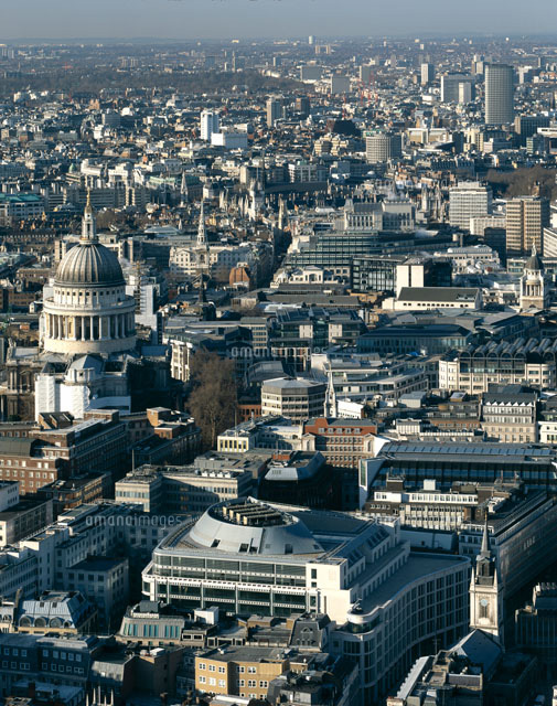 Aerial view from Tower 42.[25937003156]の写真素材・イラスト素材｜アマナイメージズ