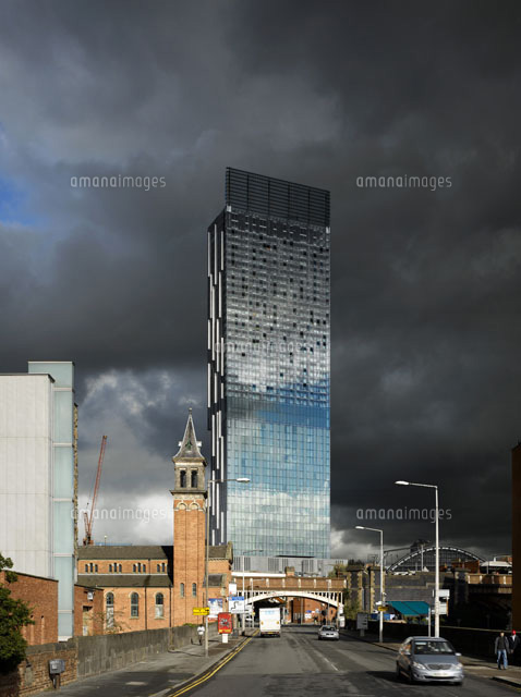 Hilton Hotel Tower，303 Deansgate，Manchester[25937004403]の写真素材・イラスト素材 ...