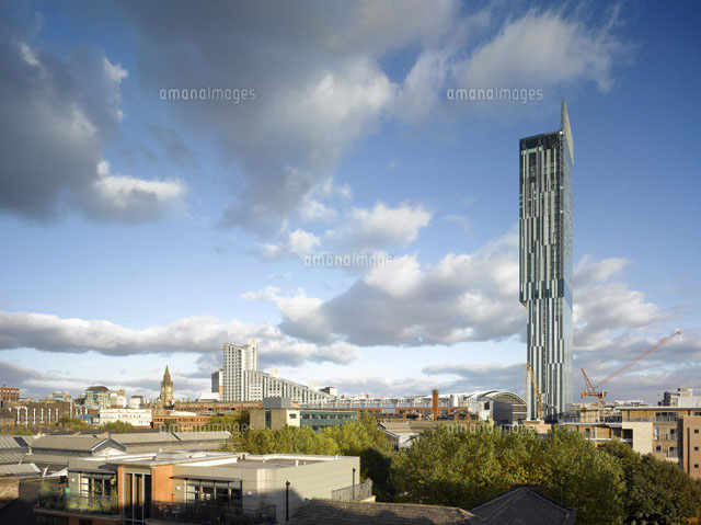 Hilton Hotel Tower，303 Deansgate，Manchester[25937004404]の写真素材・イラスト素材 ...
