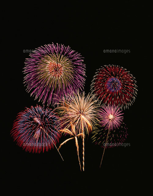 打ち上げ花火[02022346209]の写真素材・イラスト素材｜アマナイメージズ